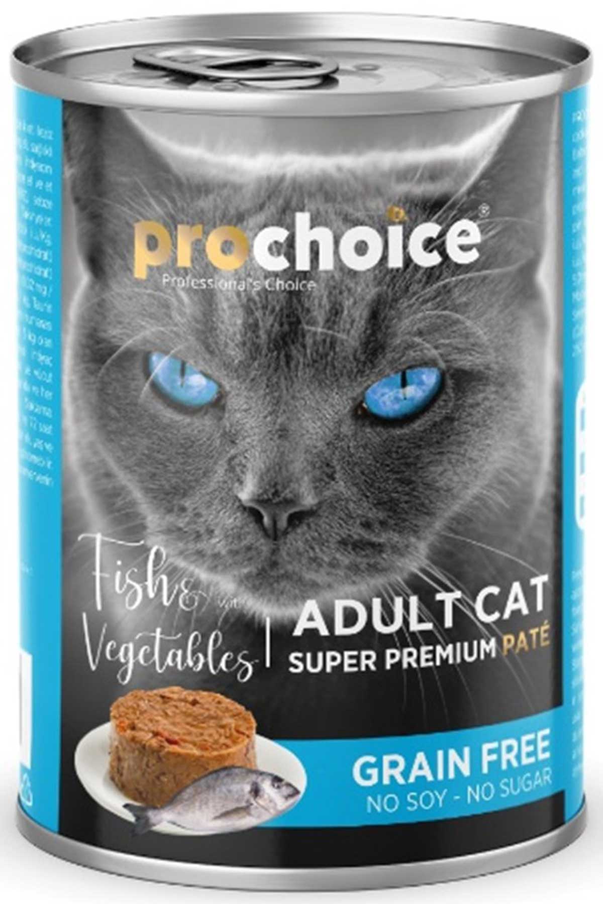 ProChoice Fish Vegetable Balık ve Sebzeli Tahılsız Kedi Konservesi ...