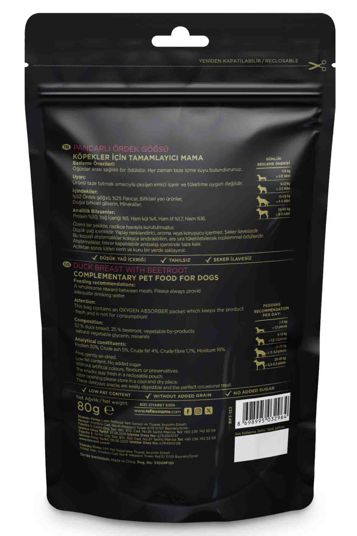 Reflex Snackies Pancarlı Ördek Göğsü 80gr Satın Al | EVİNEMAMA